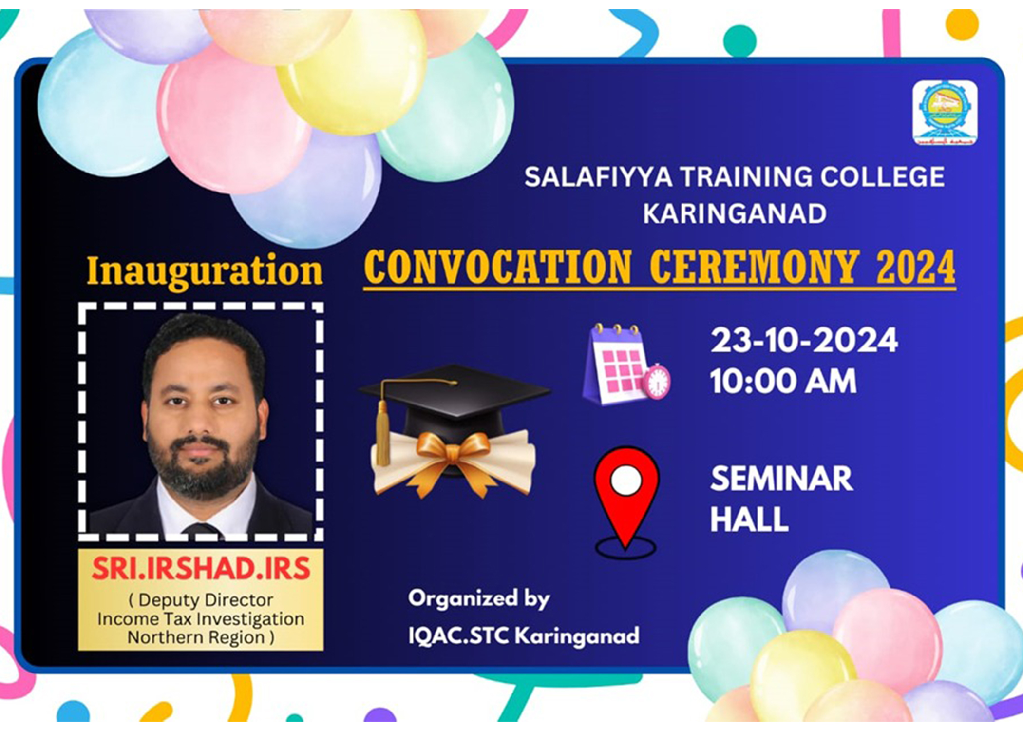 SALAFIYYA TRAINING COLLEGE, KARINGANAD